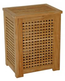 Teak Hamper Large - multi use.